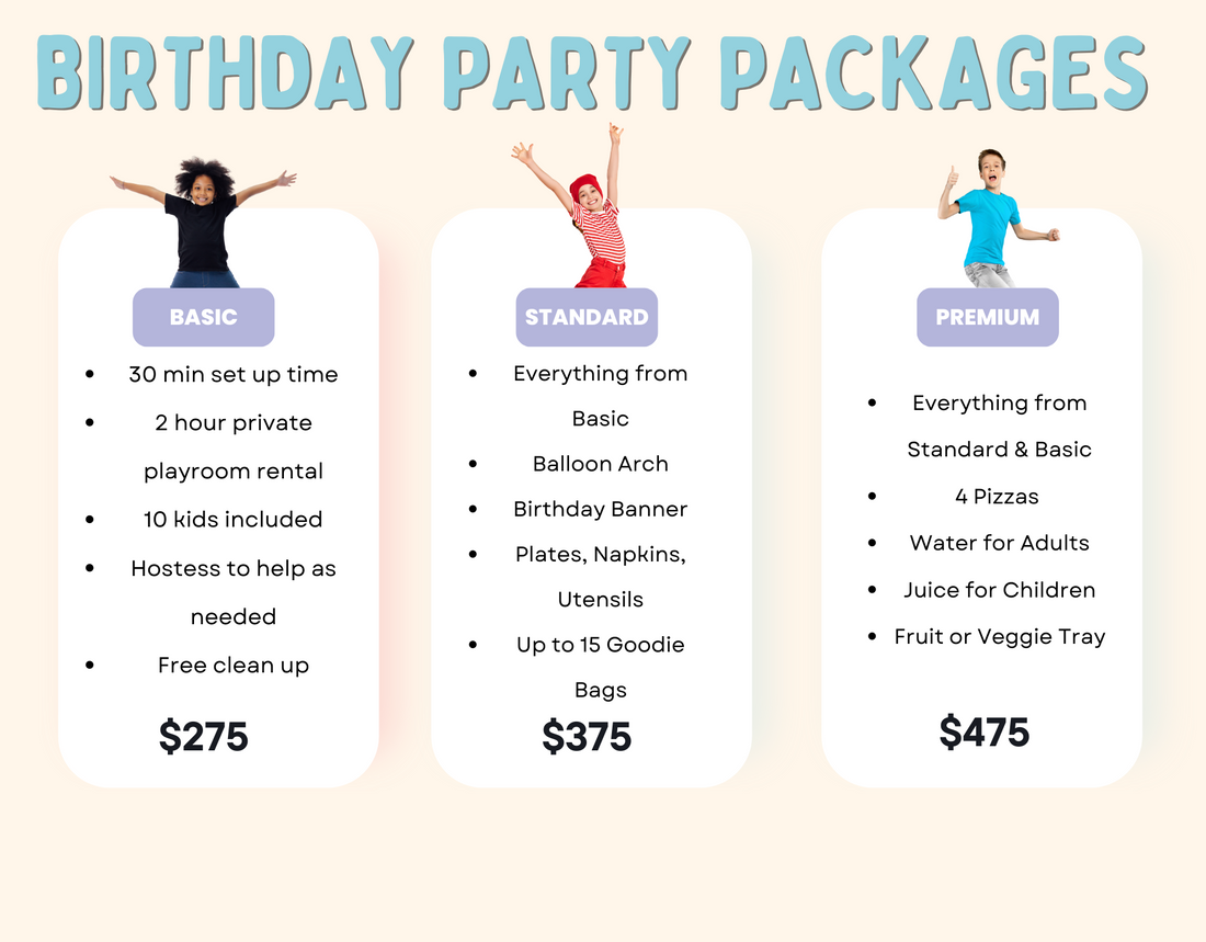 Birthday Party Packages – Let's Play Pretend